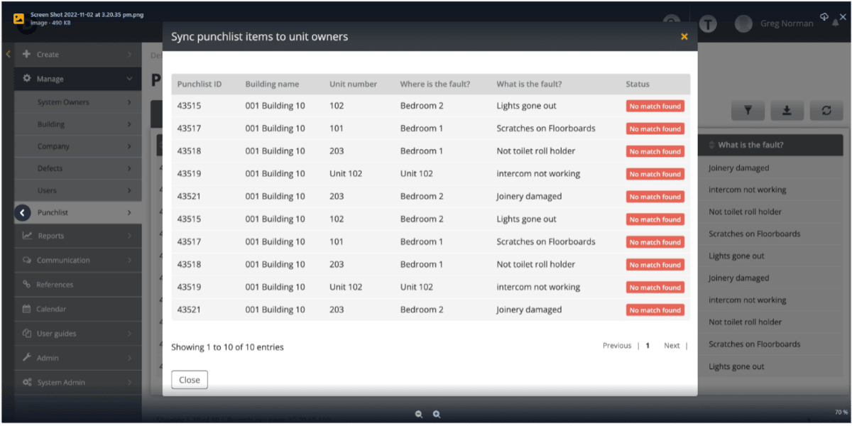 Procore Integration - DLP Manager