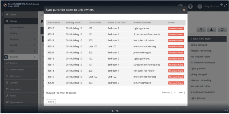 Procore Integration - DLP Manager